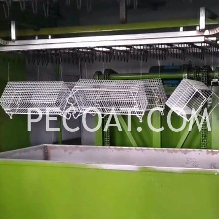 Thermoplastic dip coating for complex-shaped parts