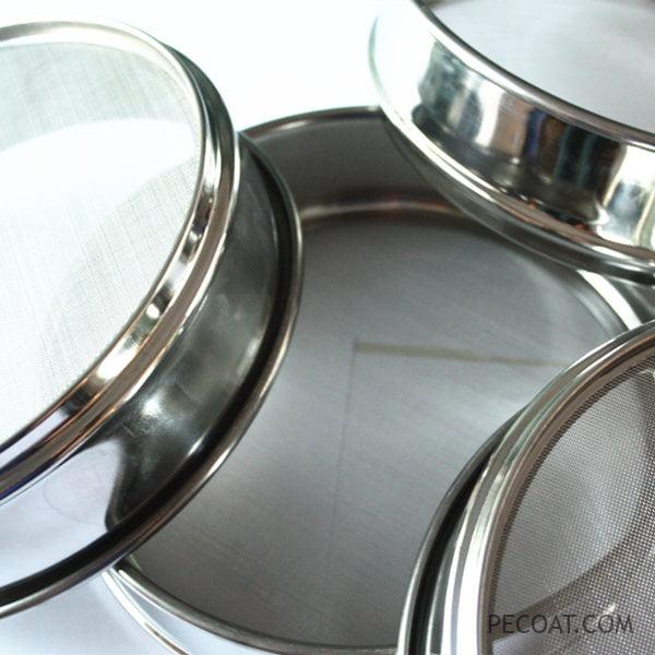 Relação entre malha e mícrons