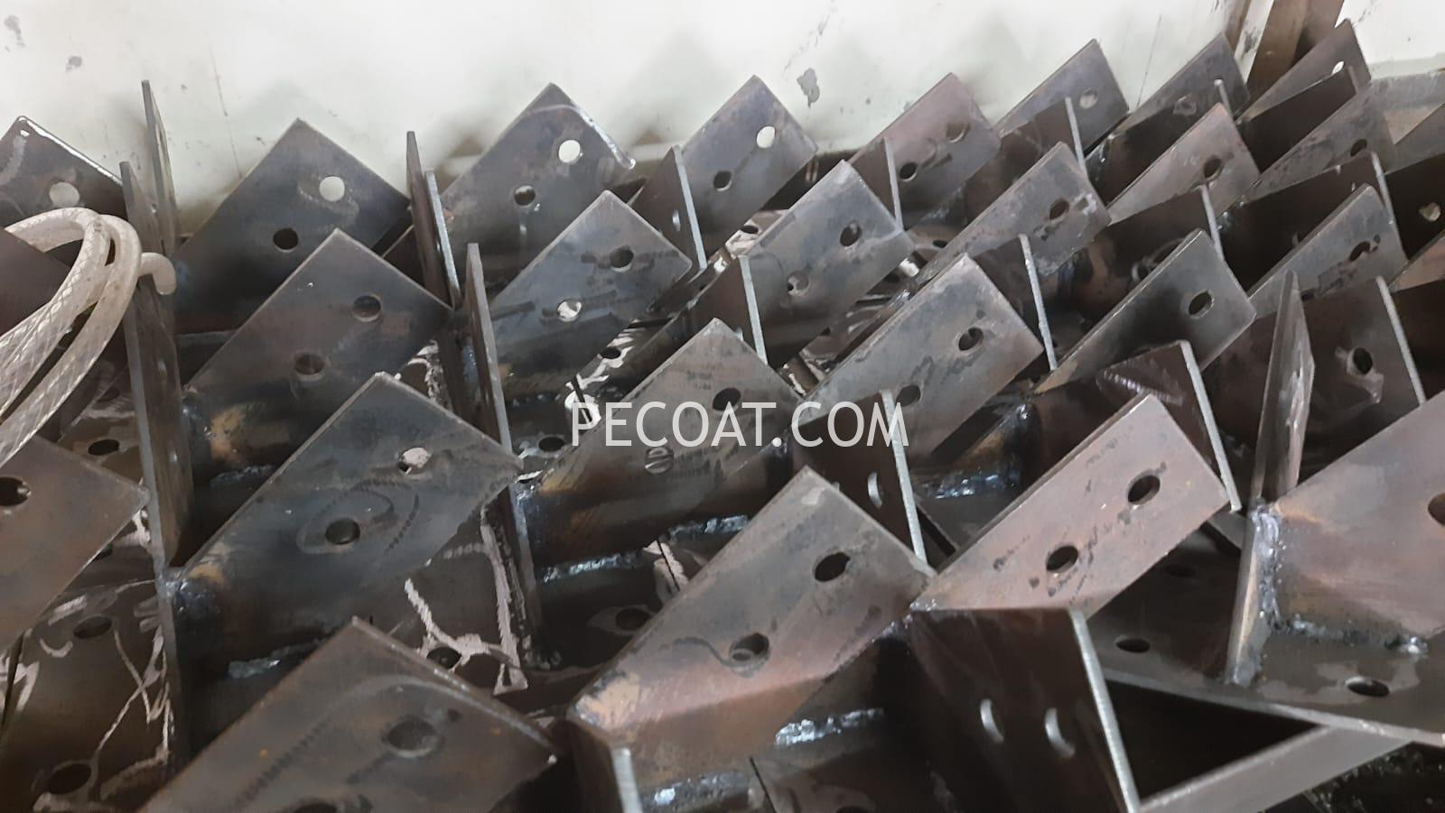 Semi-automatic Fluidized Bed Dip Coating Equipment for Welded metal frame