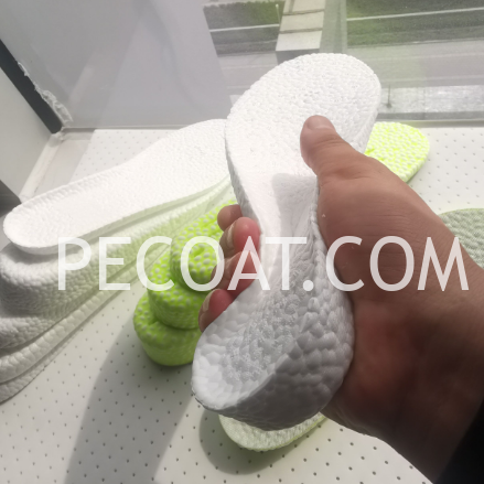 Aliphatic TPU solve the yellowing problem of ETPU shoes soles