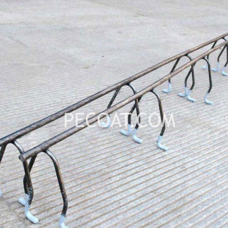 Rebar Support Tipped Coated with Thermoplastic Powder