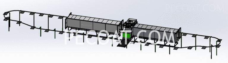 Fluidized Bed Powder Coating Equipment, Dip Powder Coat Line