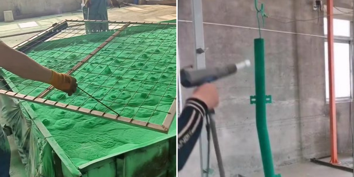 Elektrostatik Sprey Polivinilxlorid (PVC) Toz boyalar